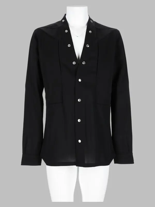 Rick Owens Camicia "larry Fogpocket