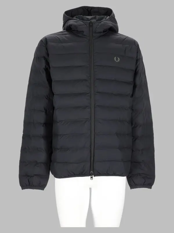 Fred Perry Giacca Imbottita Con Cappuccio
