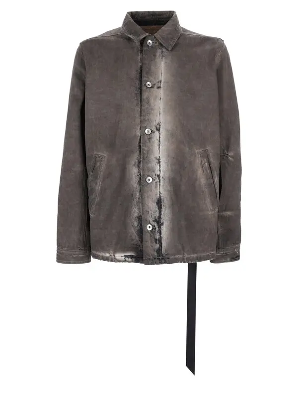 Rick Owens Giacca "brad" In Denim