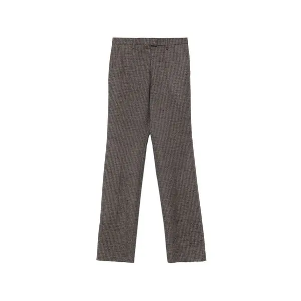 Etro Grey Trousers Straight Trousers - Gray