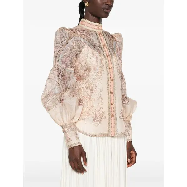 Zimmermann Neutrals Tops Blouses