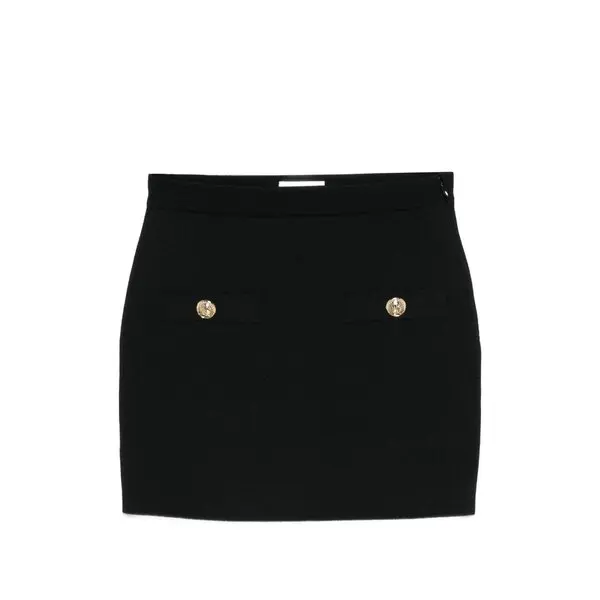 Balmain Skirts Straight Skirts - Black