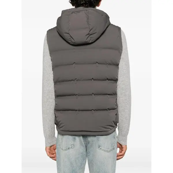 Brunello Cucinelli Grey Jackets Waistcoats & Gilets - Gray