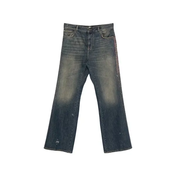 Amiri Denim Bootcut Jeans - Blue