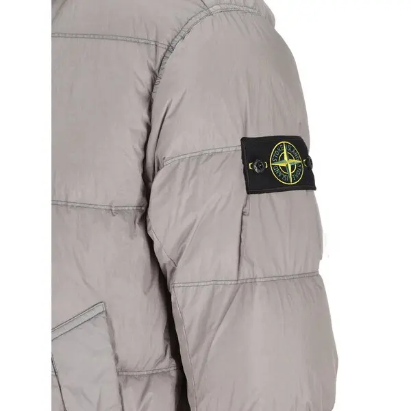 Stone Island Grey Jackets Padded & Down Jackets