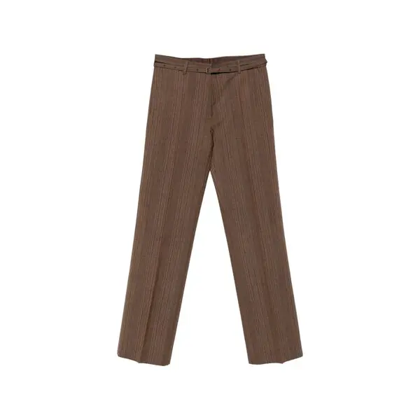Dries Van Noten Trousers Tailored Trousers - Brown