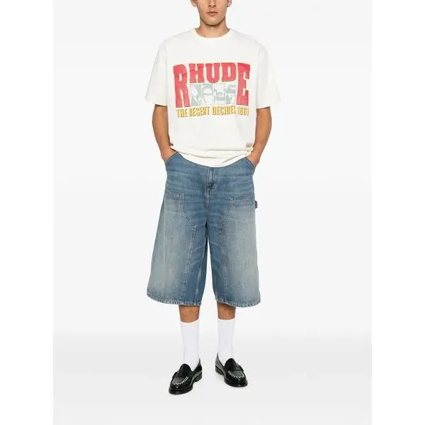 Rhude Neutrals T-shirts & Vests T-shirts