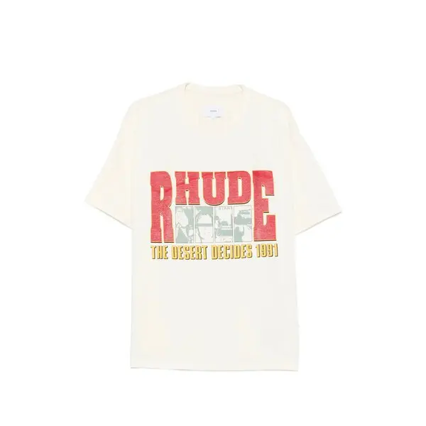R H U D E Neutrals T-shirts & Vests T-shirts - Cream
