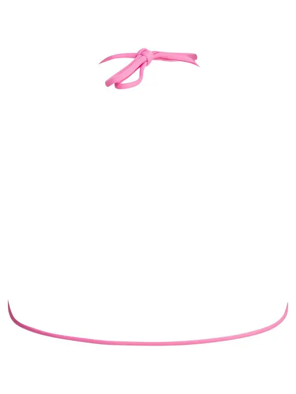Emilio Pucci Triangle Cup Marble Printed Bikini Top