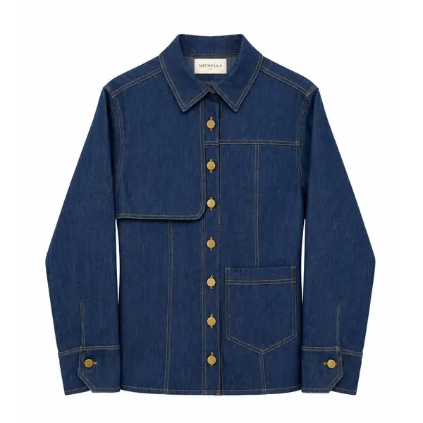 MICHELLA Alma Recycled Denim Shirt