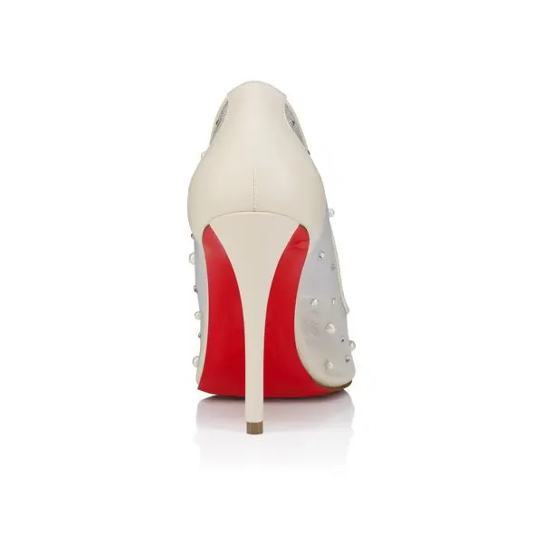 CHRISTIAN LOUBOUTIN Miss Z Crystal-embellishment Pumps - Bianco