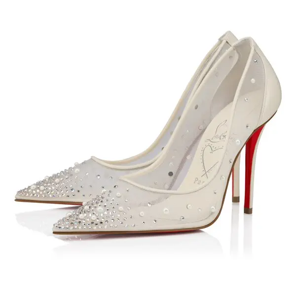 CHRISTIAN LOUBOUTIN Miss Z Crystal-embellishment Pumps