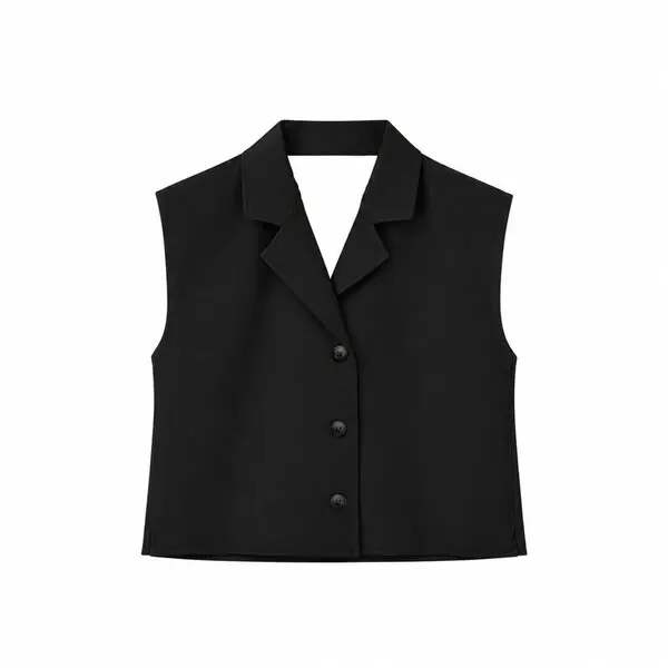 MICHELLA Capri Vest - Black