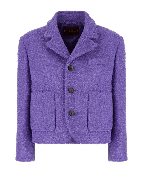 Gucci Blended-fabric Blazer - Purple