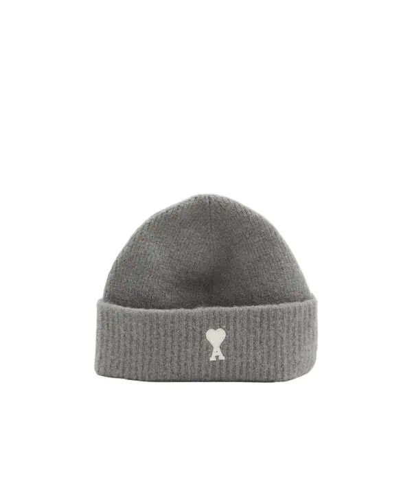 AMI Paris De Coeur Logo Patch Beanie