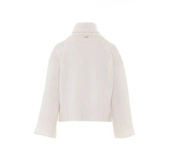 TWINSET Turtleneck Pullover - Snow