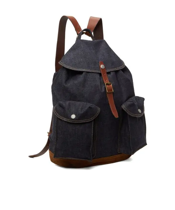 Ralph Lauren Logo Backpack - Black