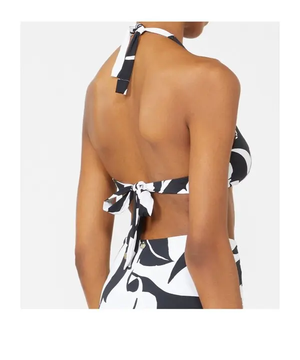 Max Mara Avena Floral Knot Bikini Top