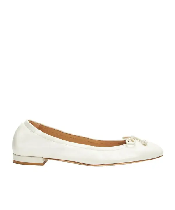 STUART WEITZMAN Bria Ballet Flats - Cream