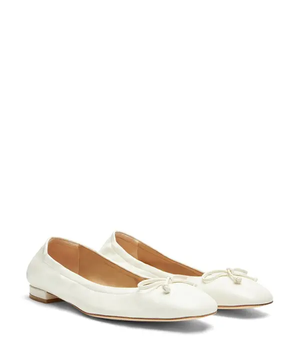 STUART WEITZMAN Bria Ballet Flats - Cream