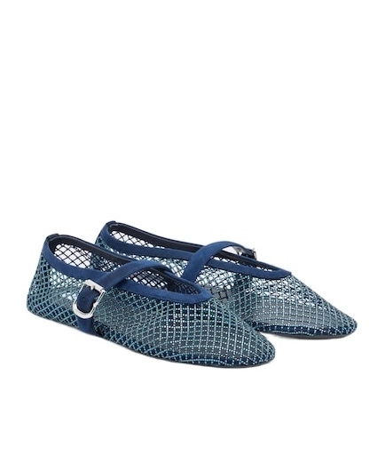 Alaïa Suede Ballet Flats