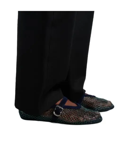 Alaïa Suede Ballet Flats