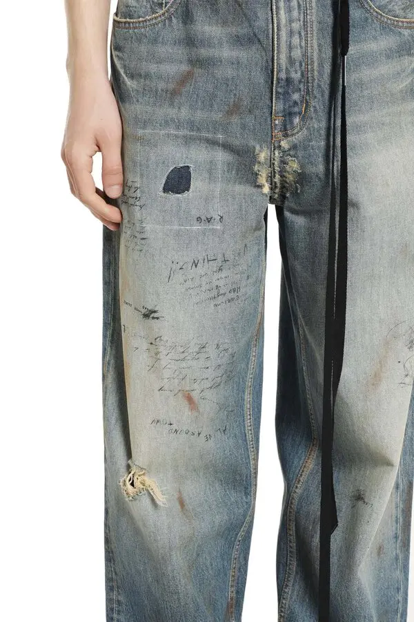 ANN DEMEULEMEESTER Straight-leg Jeans