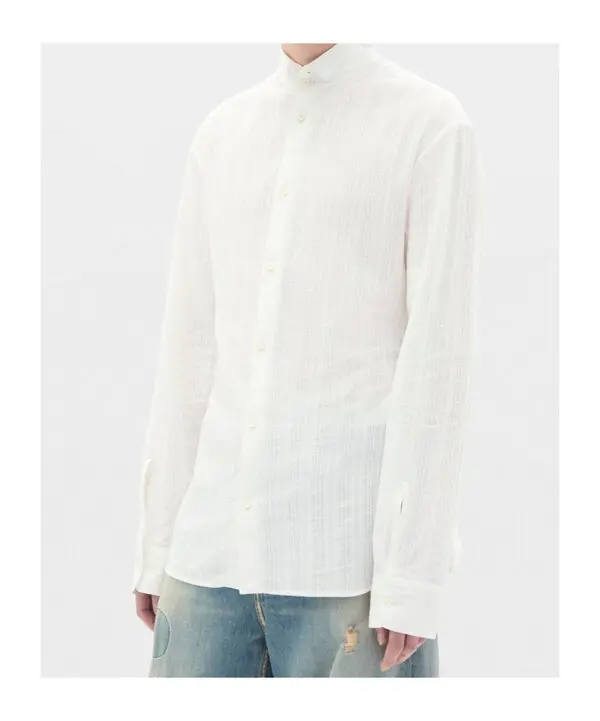 ANN DEMEULEMEESTER Rico Comfort Stand Collar Shirt