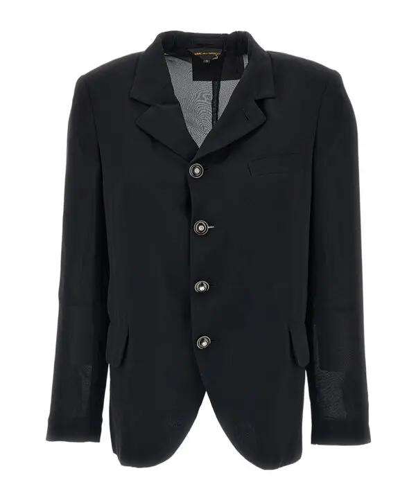 Comme Des Garçons Single-breasted Blazer - Black