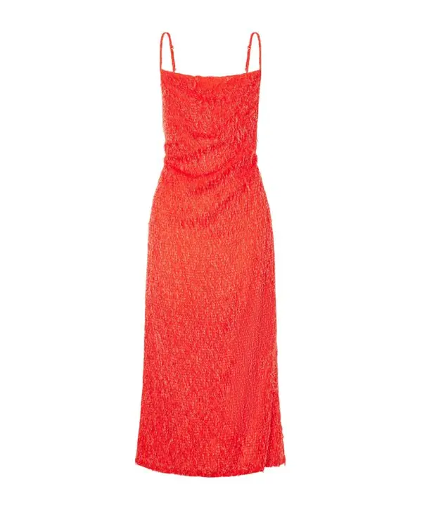 Bottega Veneta Sleeveless Dress - Flash Red