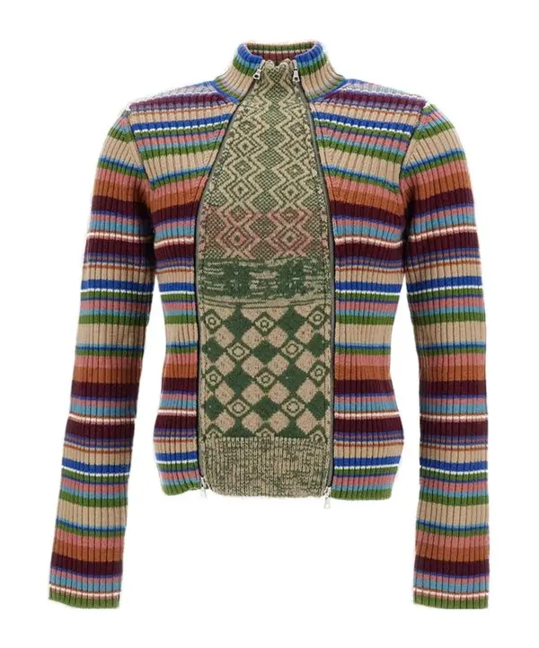 Dries Van Noten Ribbed Cardigan
