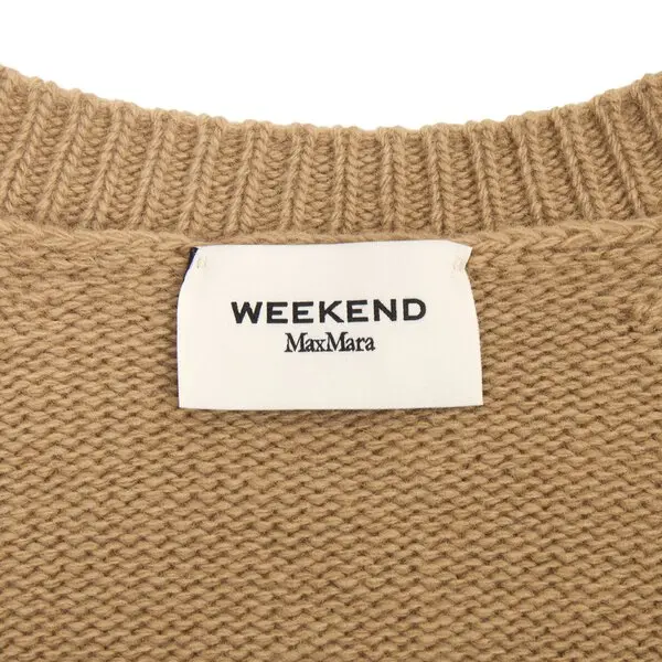 Max Mara Wool Yarn Cardigan Navy - No