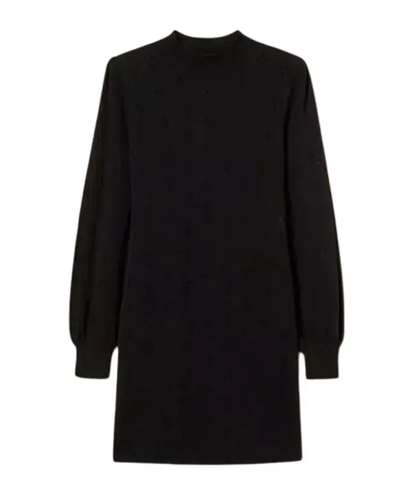 TWINSET Mockneck Knit Mini Dress