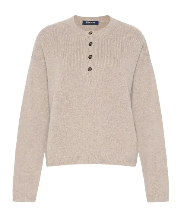 Max Mara Long-sleeved Crew Neck Knit Sweater