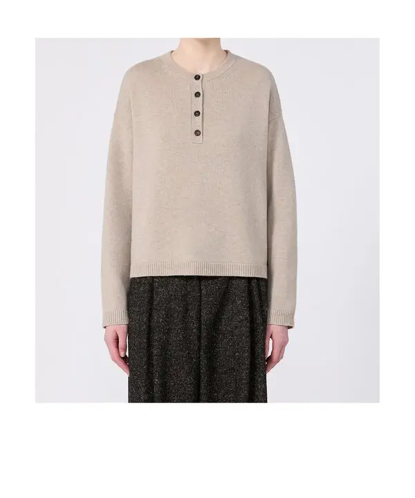 Max Mara Long-sleeved Crew Neck Knit Sweater