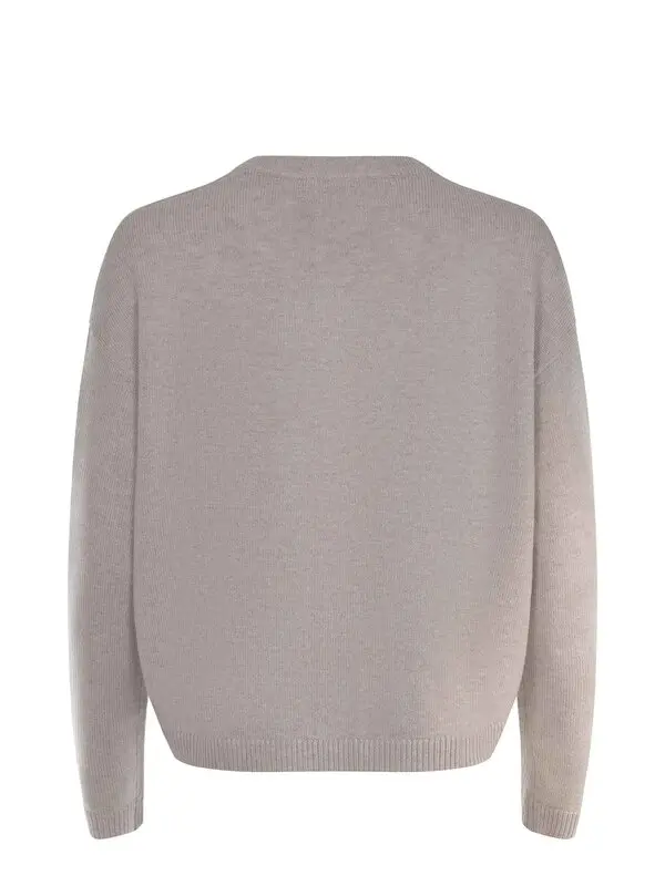 Max Mara Henley Crewneck Knitted Jumper