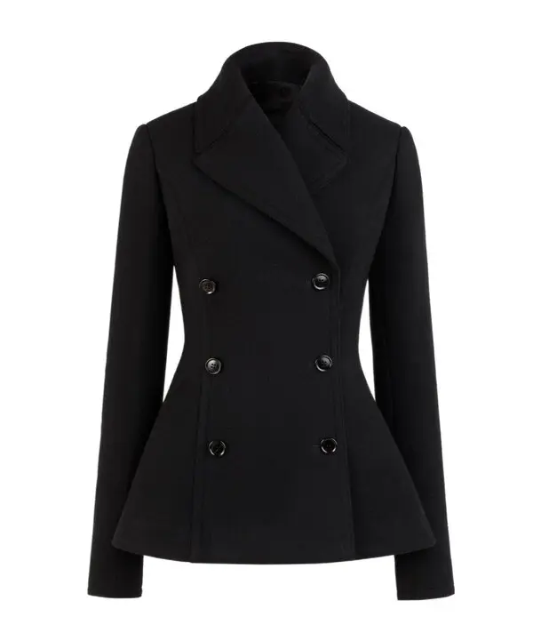 Alaïa Fitted Caban - Black