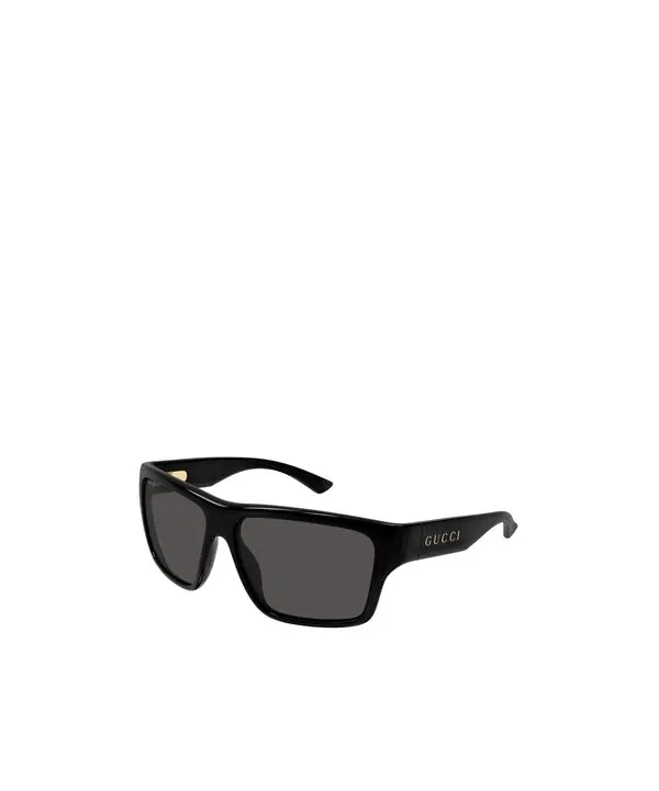 Gucci Square Sunglasses - Black/gray