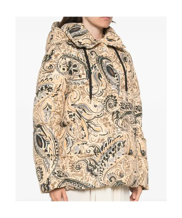 Etro Paisley-print Hooded Jacket - Beige