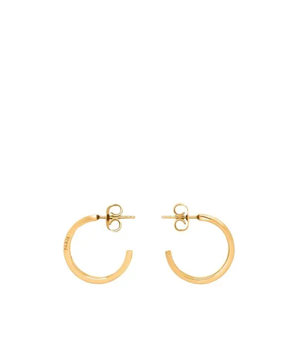 MAISON MARGIELA Logo Earrings - Metallic