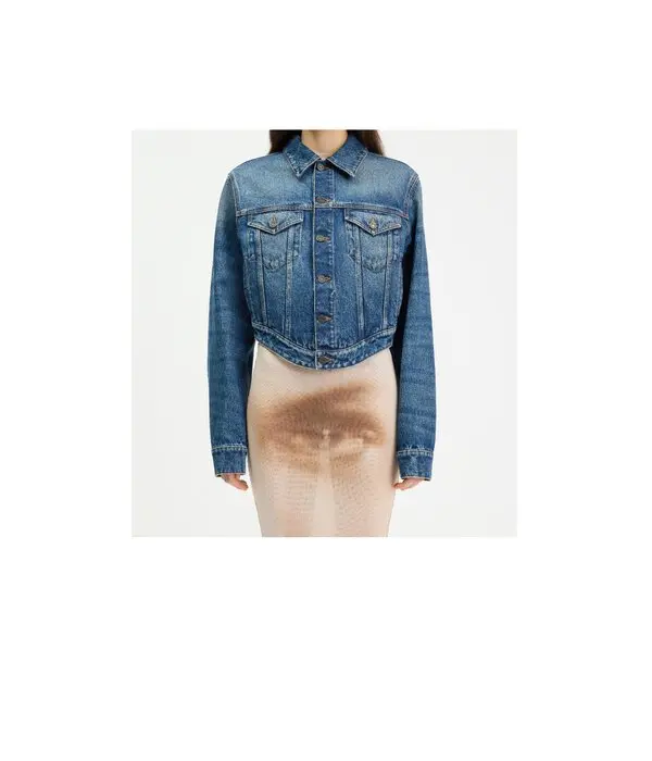 JEAN PAUL GAULTIER The Jpg Curved Denim Jacket