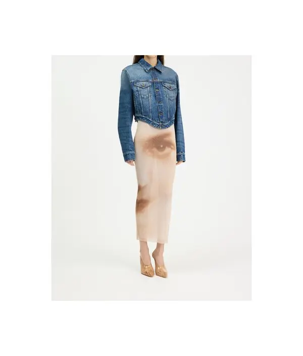JEAN PAUL GAULTIER The Jpg Curved Denim Jacket