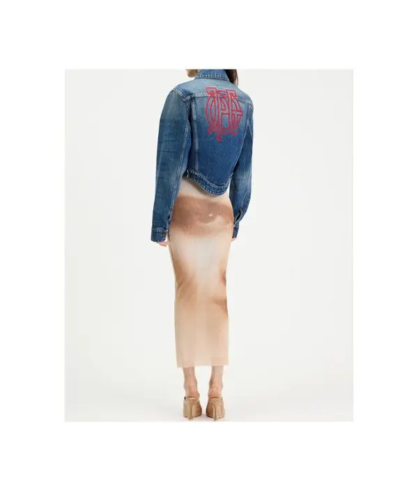 JEAN PAUL GAULTIER The Jpg Curved Denim Jacket