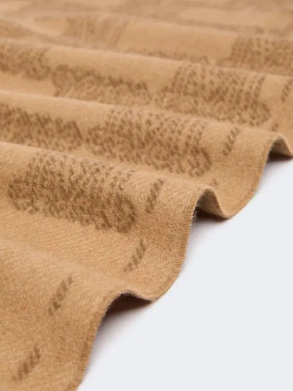 Max Mara Jacquard Cashmere Stole