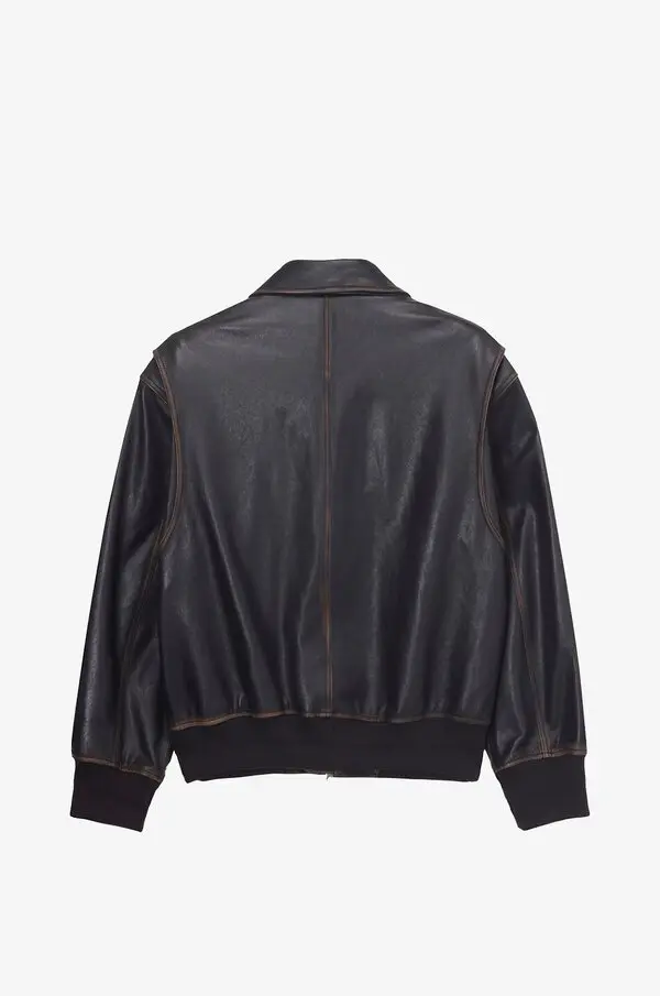 DUNST Long-sleeve Leather Jacket