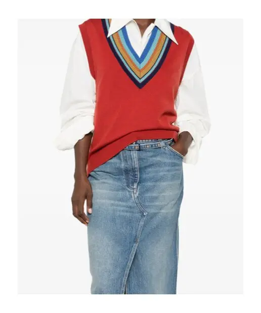 Dries Van Noten V-neck Knit Vest - No