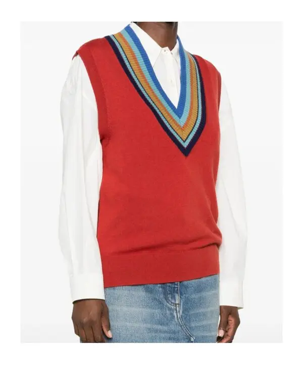 Dries Van Noten V-neck Knit Vest - No