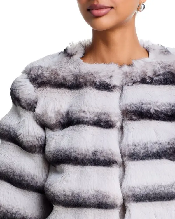 Bcbgmaxazria Teo Faux Fur Ombre Shrug