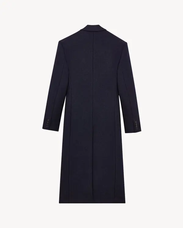 Saint Laurent Double-breasted Long Coat