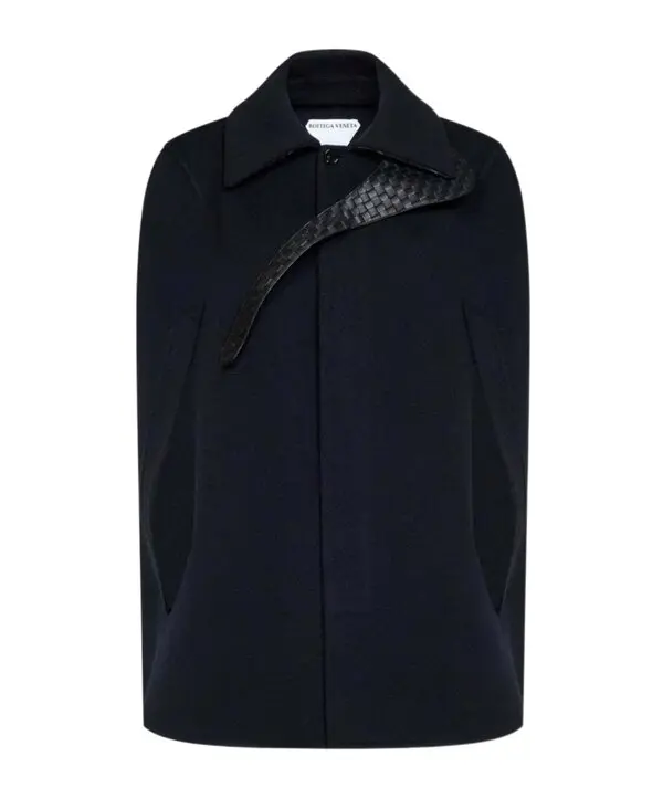 Bottega Veneta Intrecciato Collar Cape